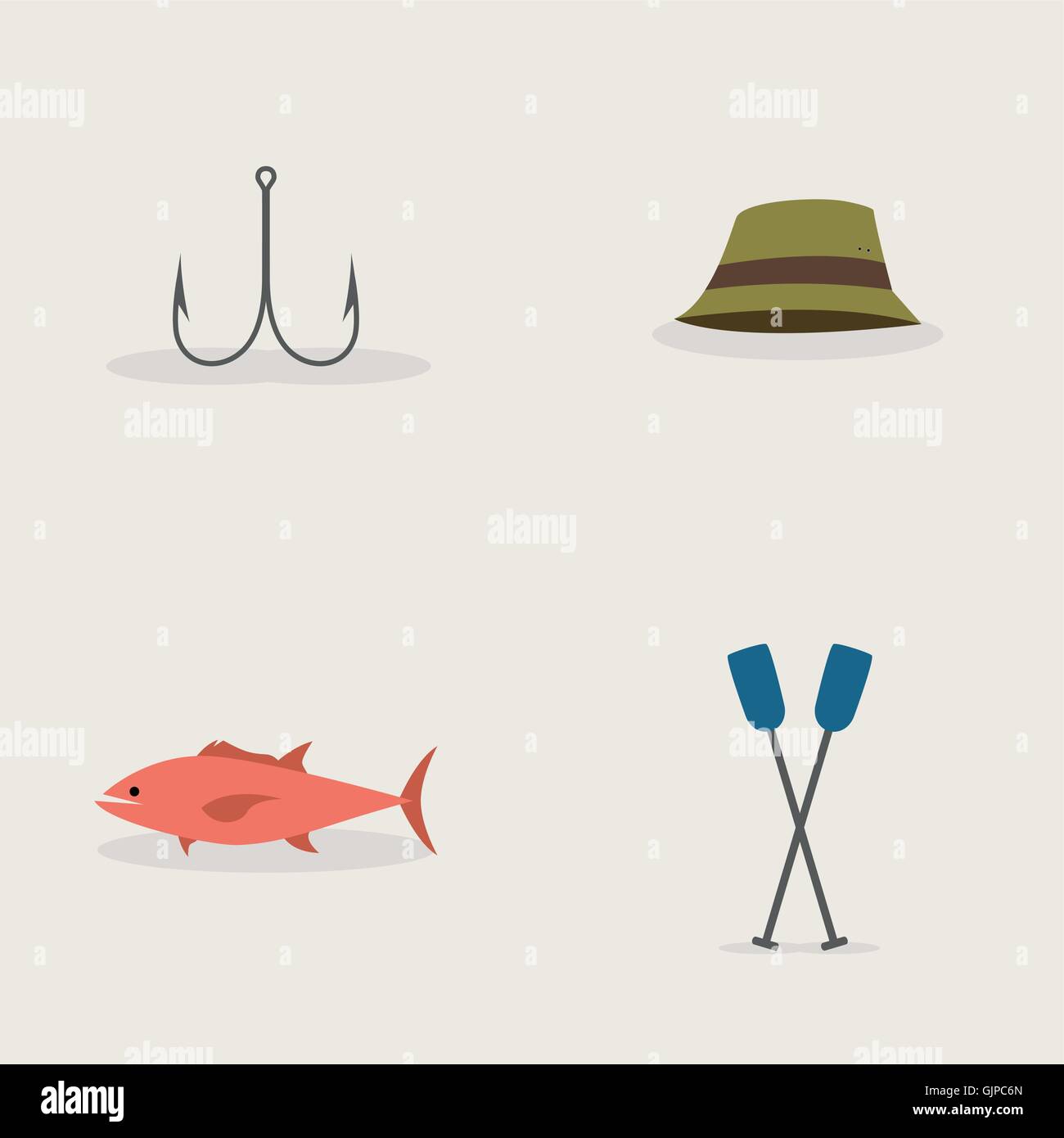 Abstract Fishing Object Stock Vector Image & Art - Alamy