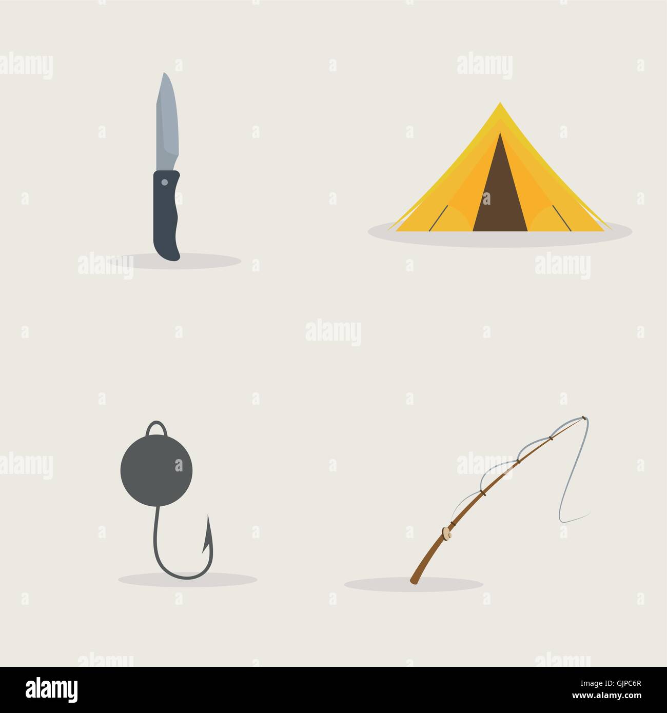 Abstract Fishing Object Stock Vector Image & Art - Alamy