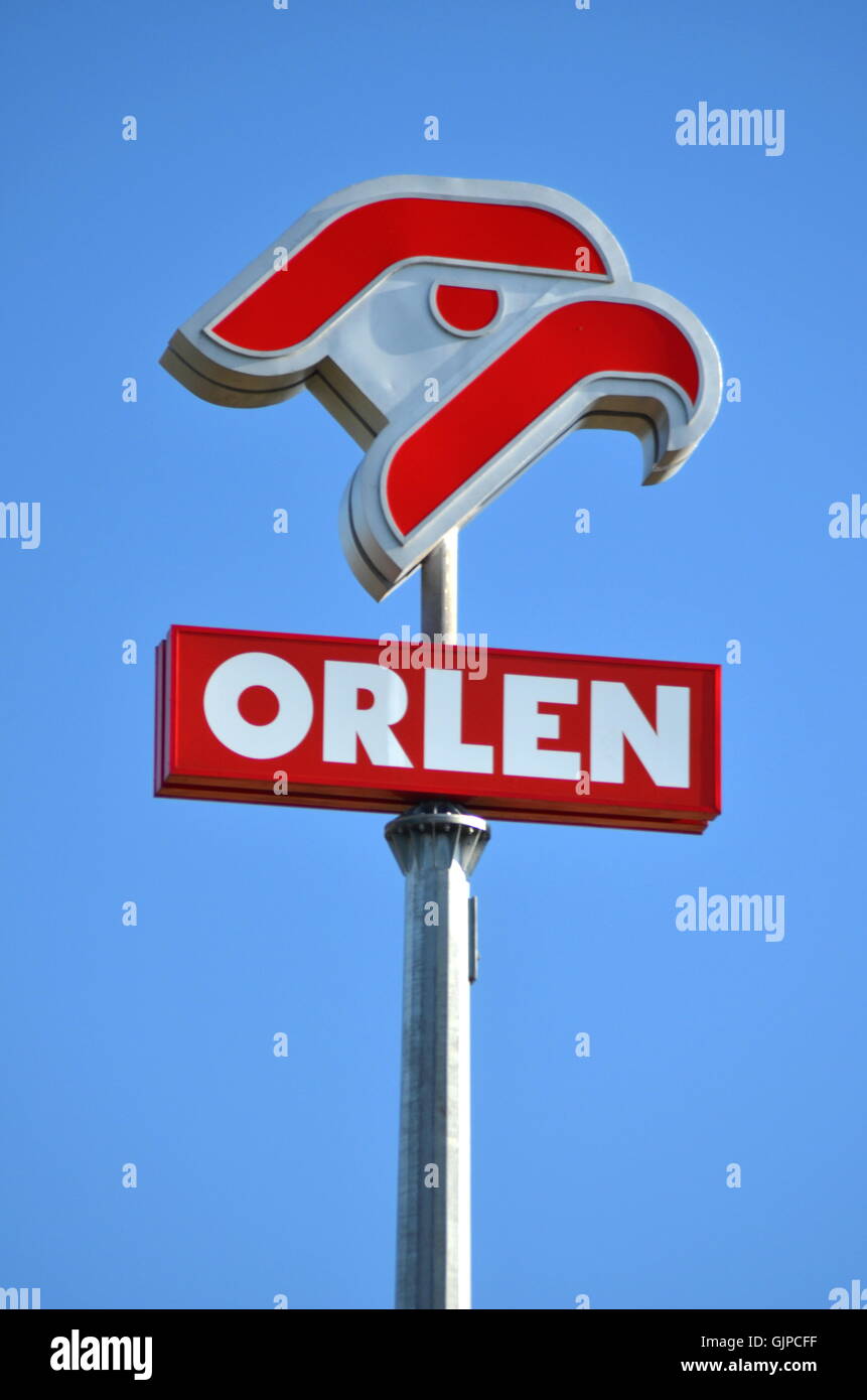 Orlen sign hi-res stock photography and images - Alamy