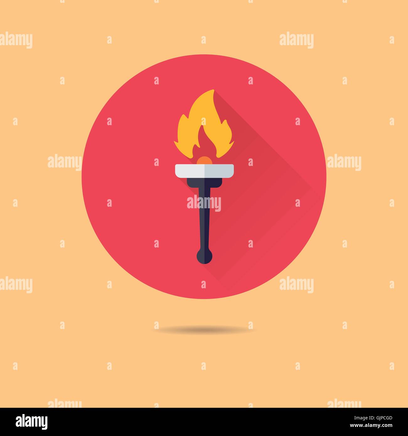 Torch vector vectors hi-res stock photography and images - Alamy