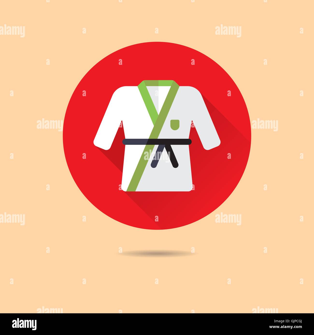 Judo suit icon hi-res stock photography and images - Alamy