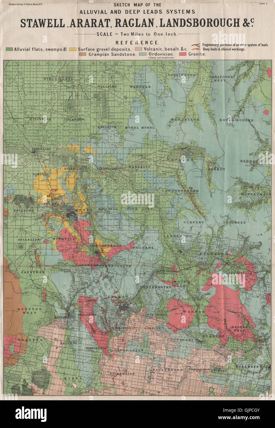 Stawell Ararat Raglan Landsborough. Alluvial & deep leads. Victoria ...