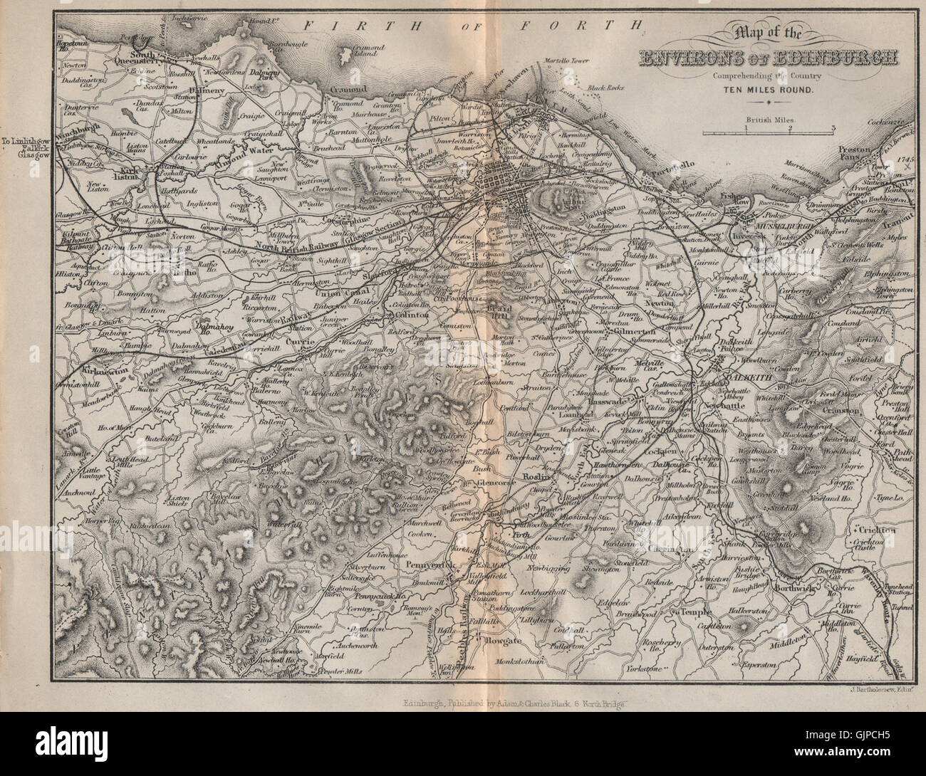 Midlothian 19th century hi-res stock photography and images - Alamy