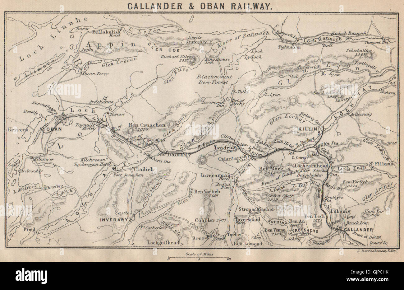 Callander to oban railway hi-res stock photography and images - Alamy