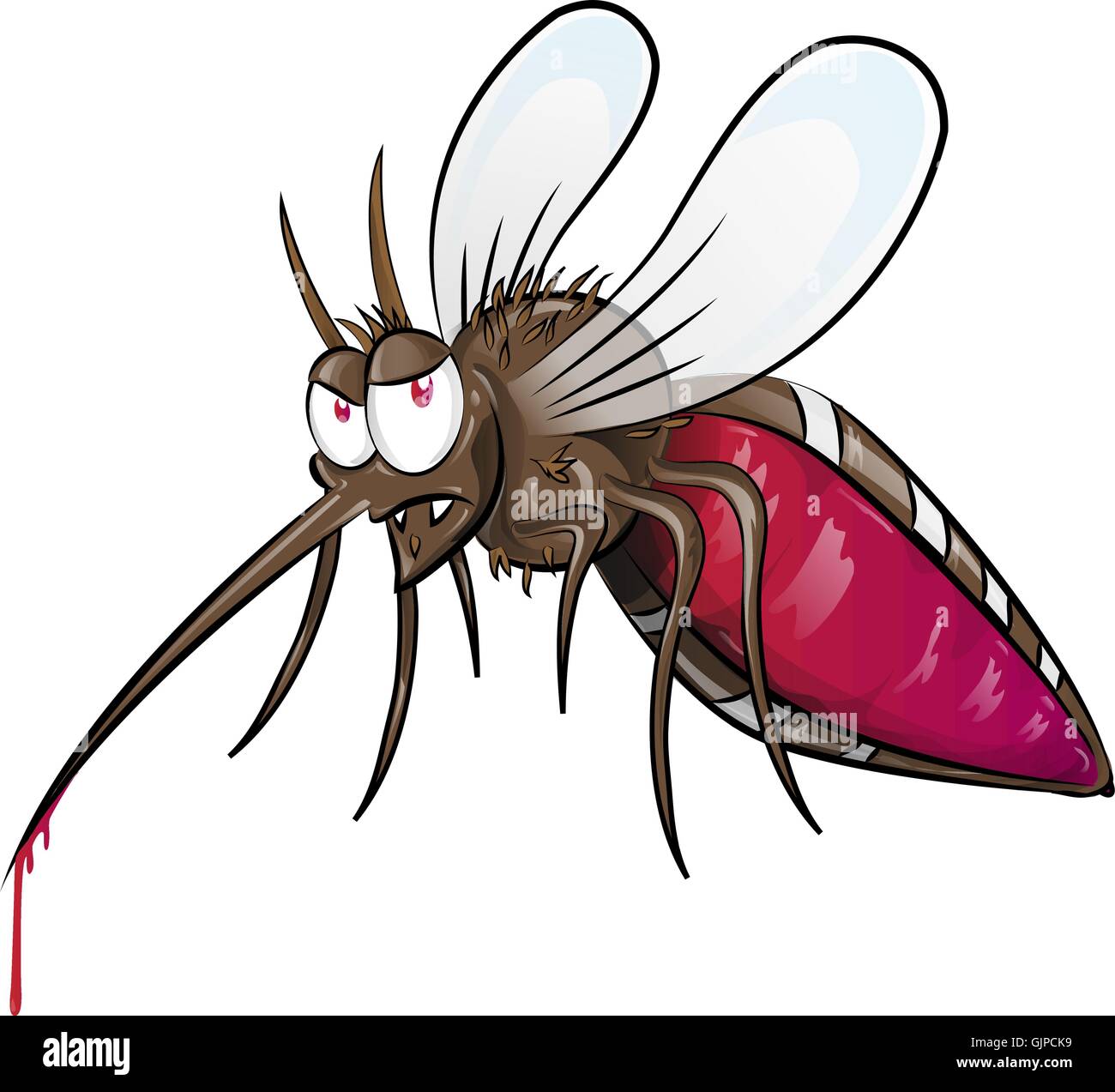 Mosquito warning icon on Stock Vector Images - Alamy