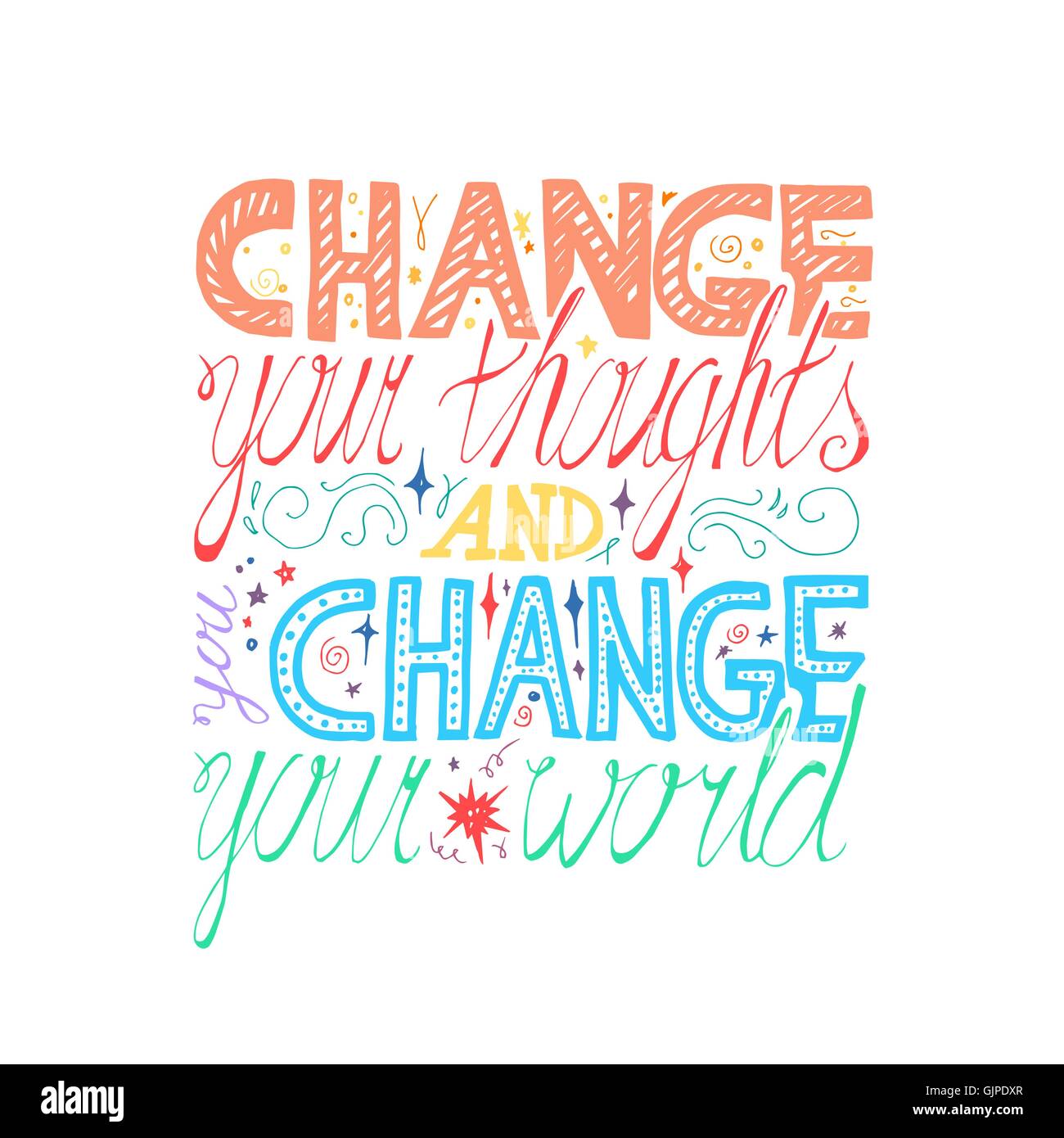 Lettering motivation poster. Quote about dream and believe for fabric ...