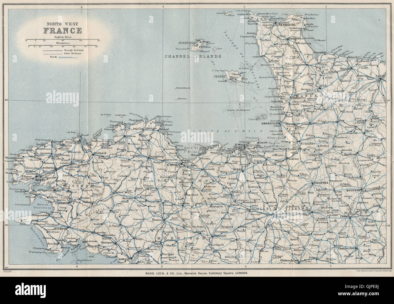 Channel Islands Map High Resolution Stock Photography and Images - Alamy