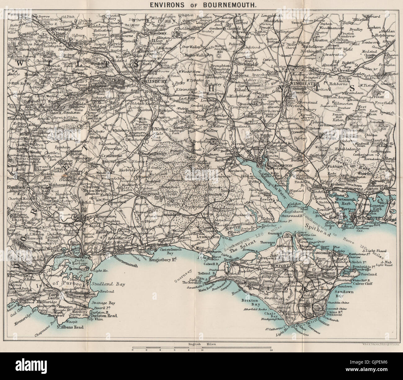 Bournemouth Map High Resolution Stock Photography and Images - Alamy