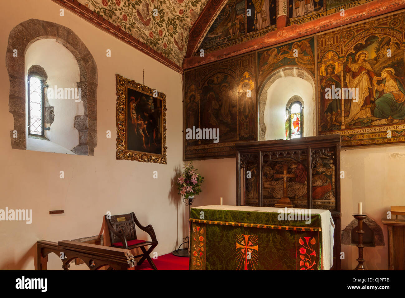 Norman church painting hi-res stock photography and images - Alamy
