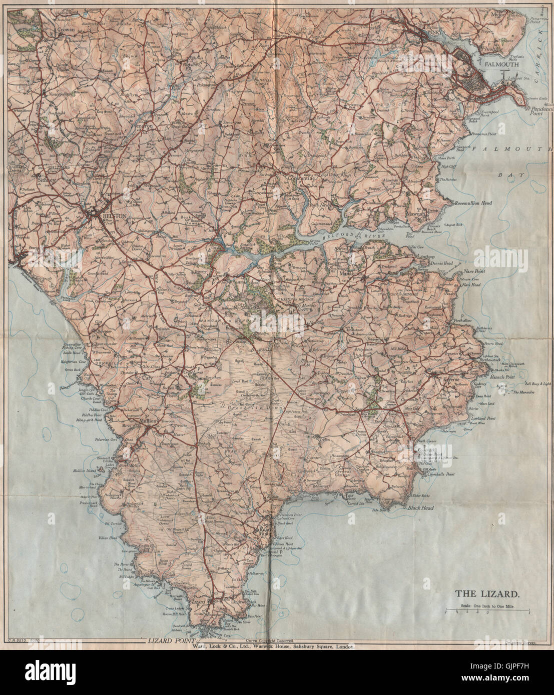 Map of looe hi-res stock photography and images - Alamy