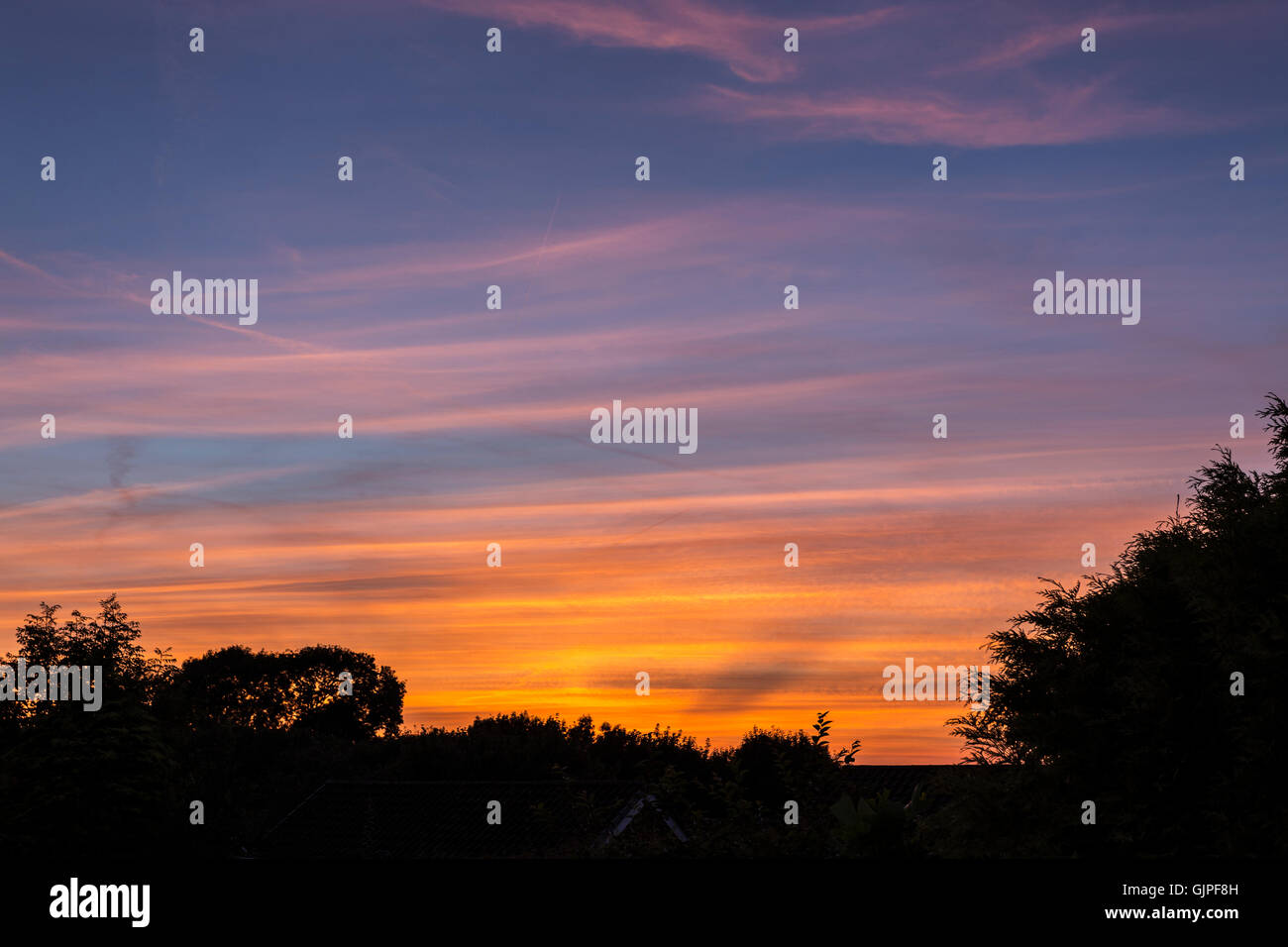 Sky After Sunset Stock Photo - Alamy