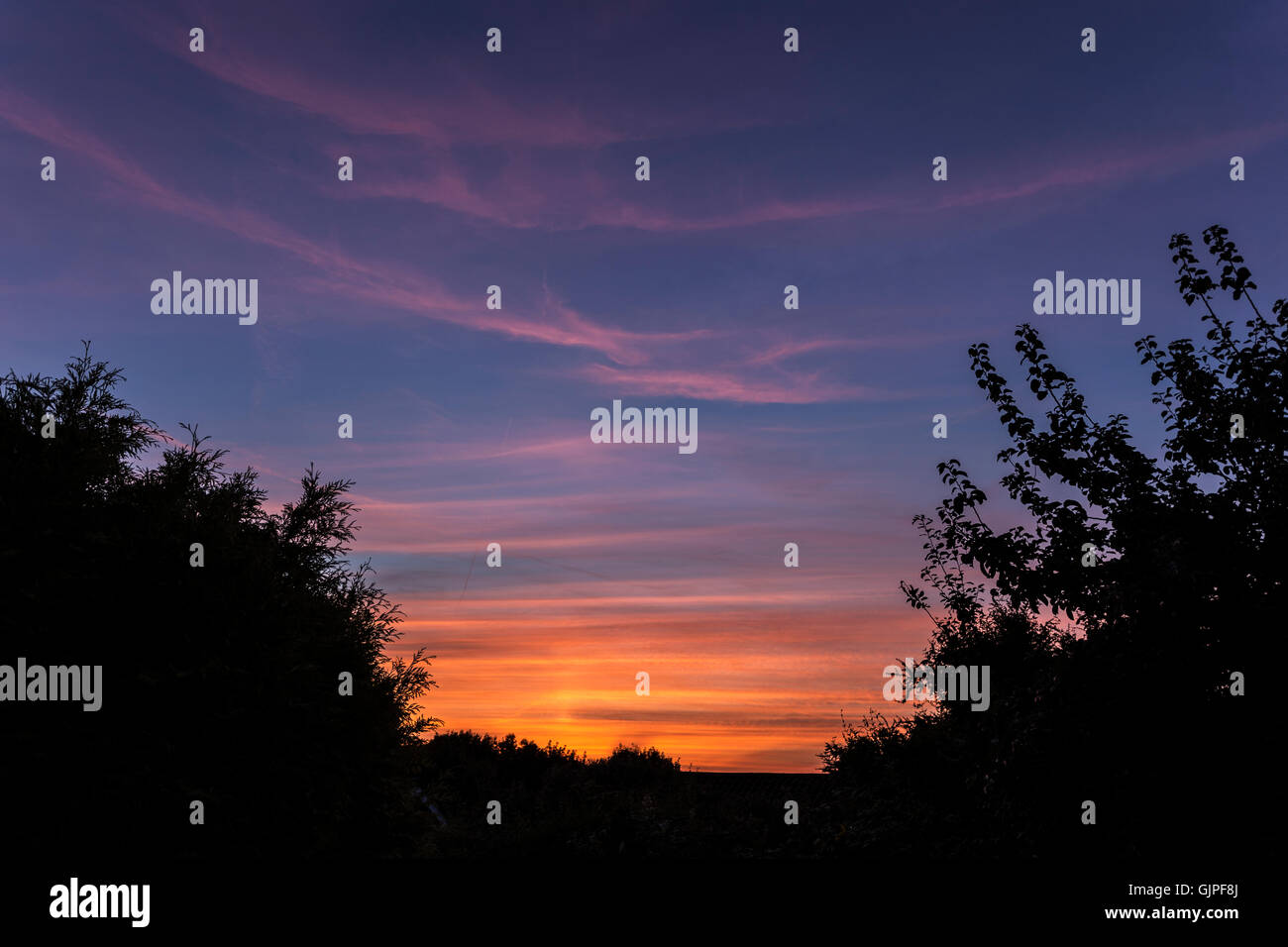Sky After Sunset Stock Photo - Alamy
