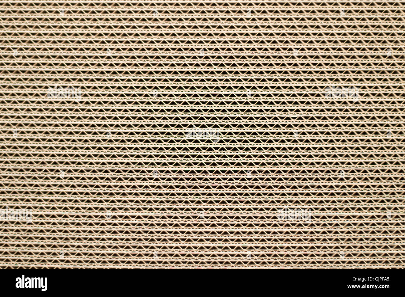 Side View of a Corrugated Cardboard Stock Photo - Alamy