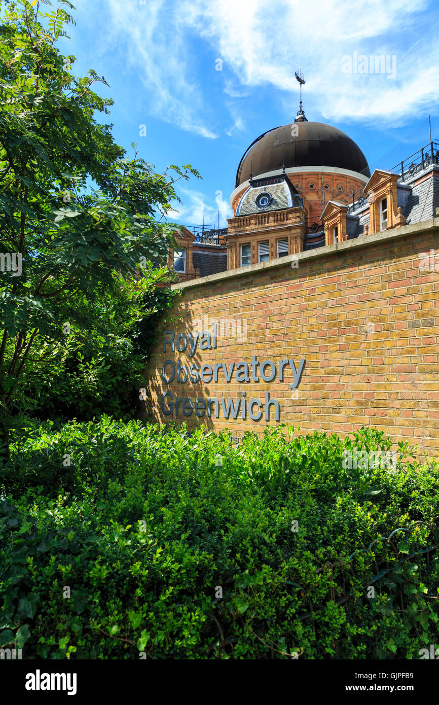 Greenwich observatory exterior hi-res stock photography and images - Alamy