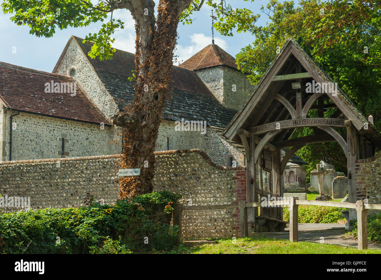 St wulfrans church ovingdean hi-res stock photography and images - Alamy