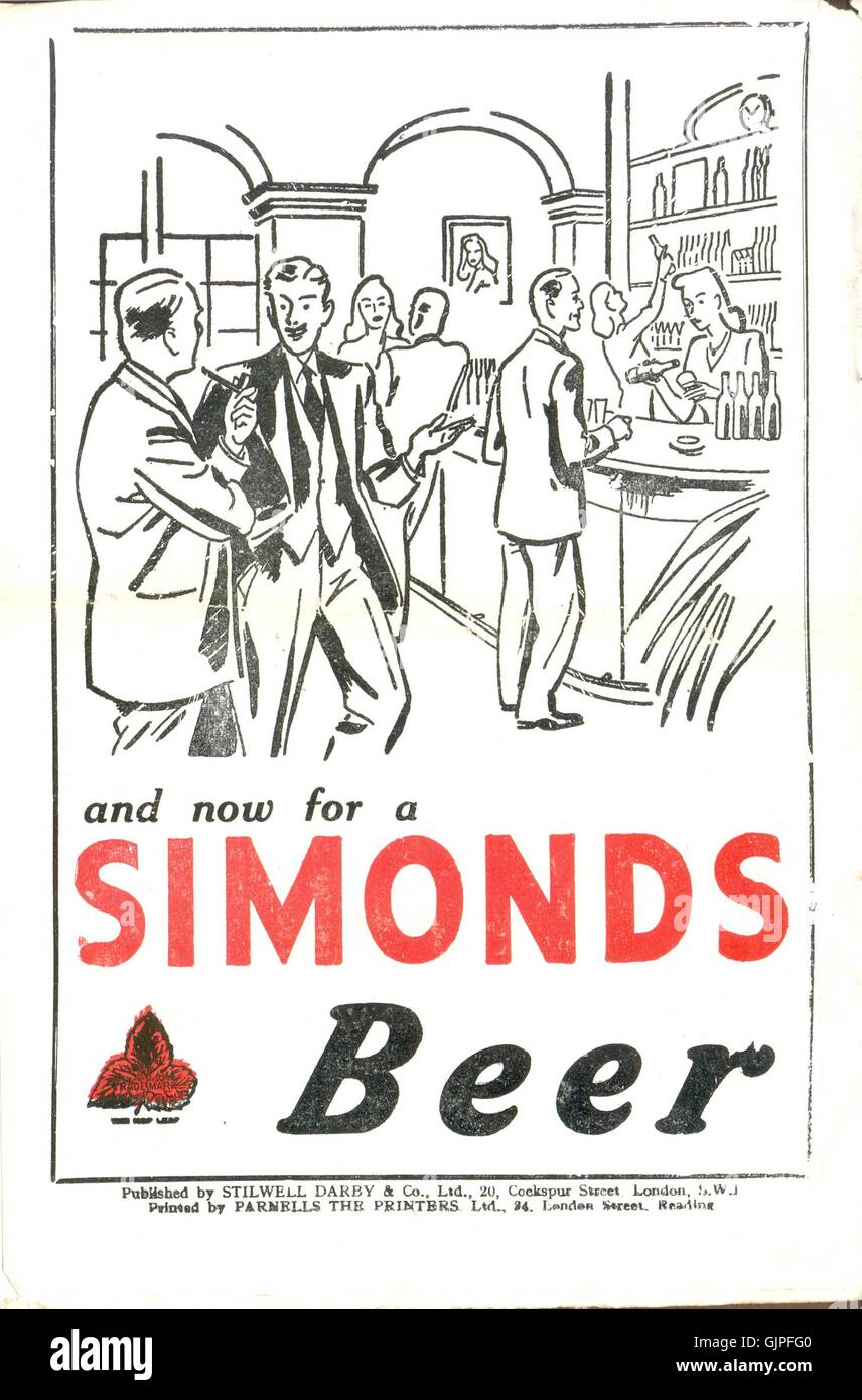 1950s pub hi-res stock photography and images - Alamy