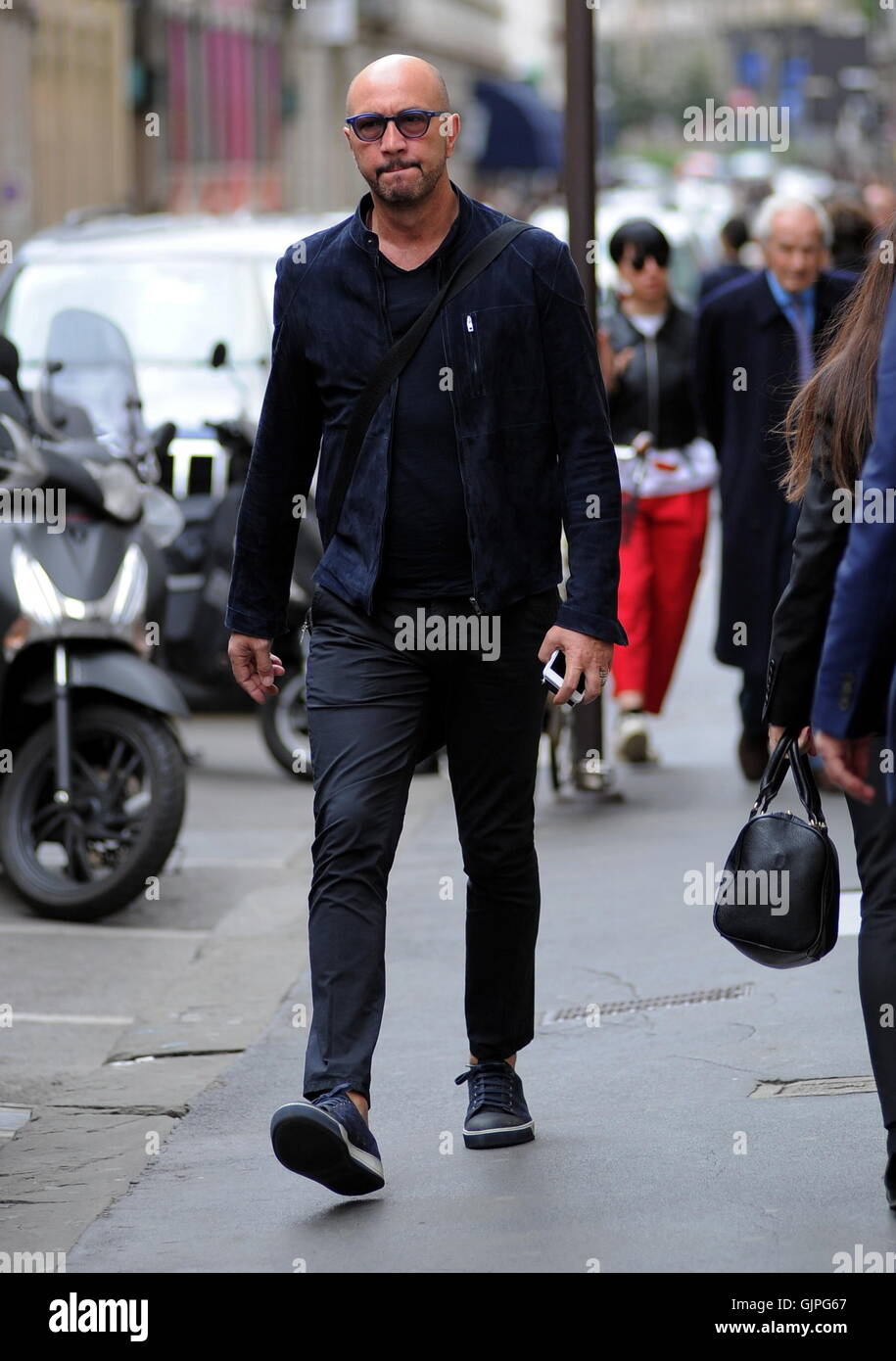 Retired Italian footballer Walter Zenga goes shoe shopping at Miu Miu ...