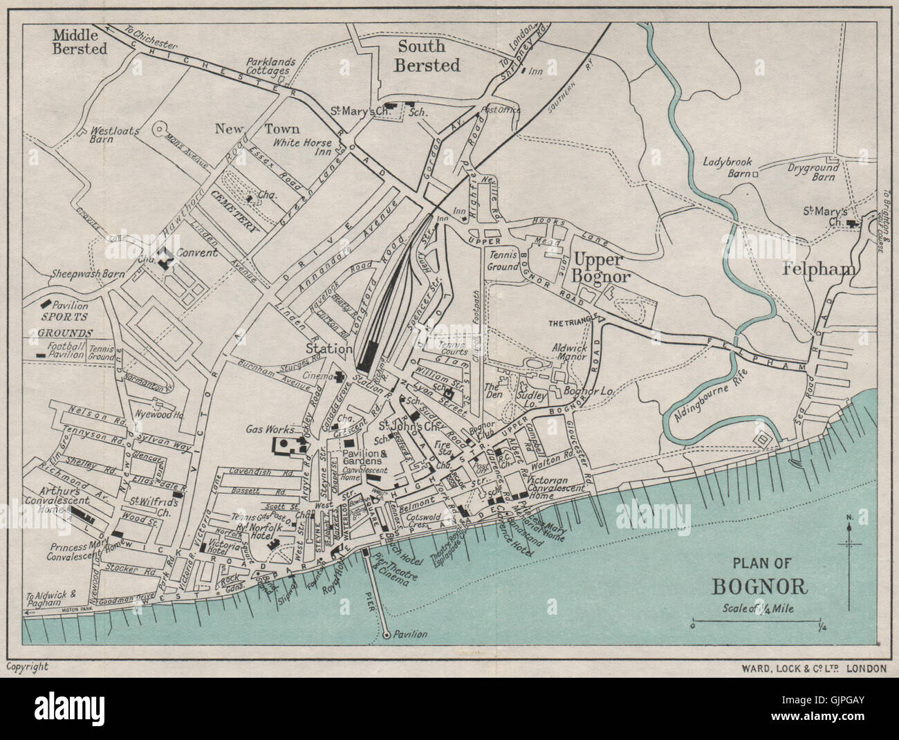 Map of midhurst hi-res stock photography and images - Alamy