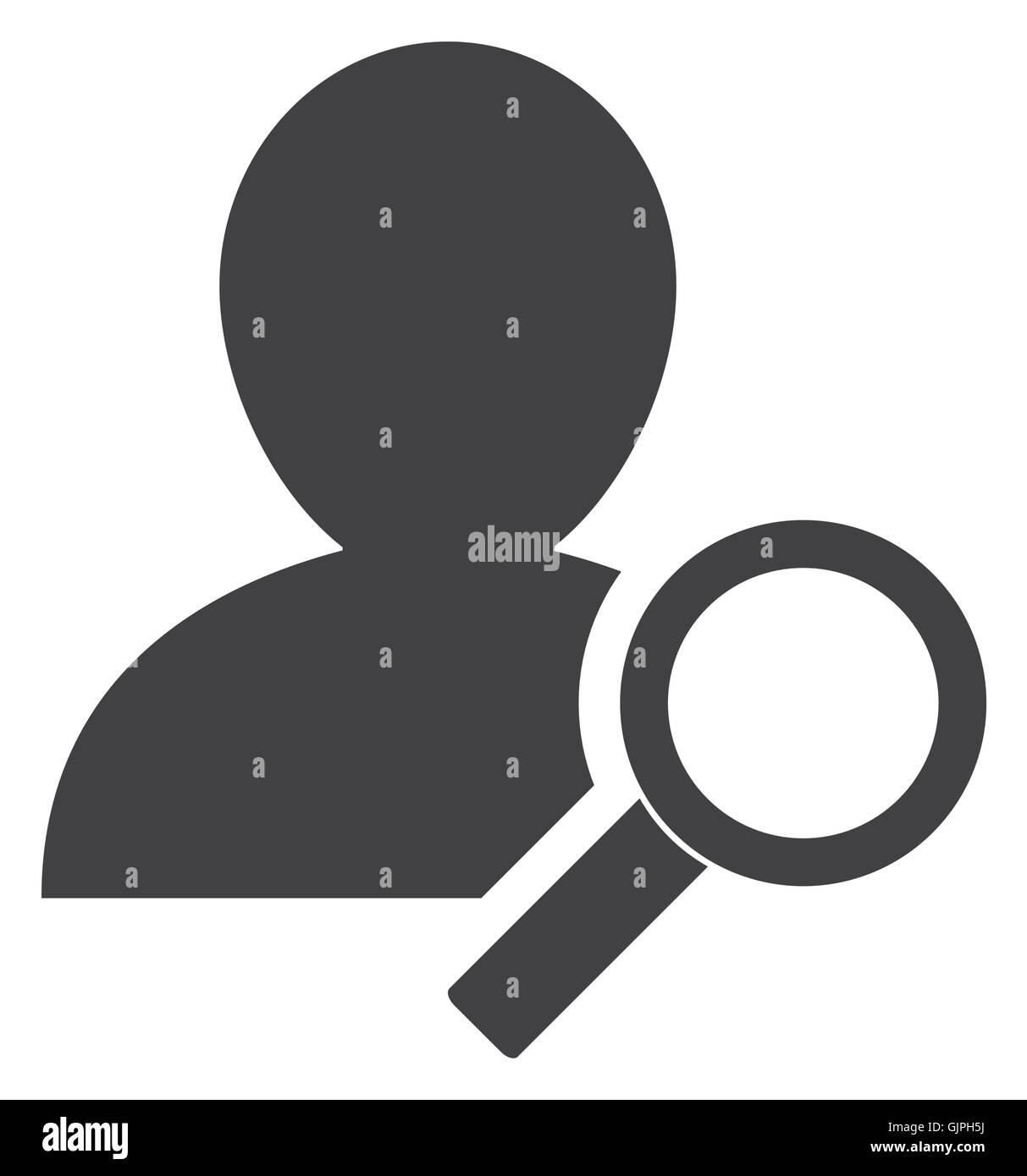 man social network person media icon. Vector graphic Stock Vector Image ...