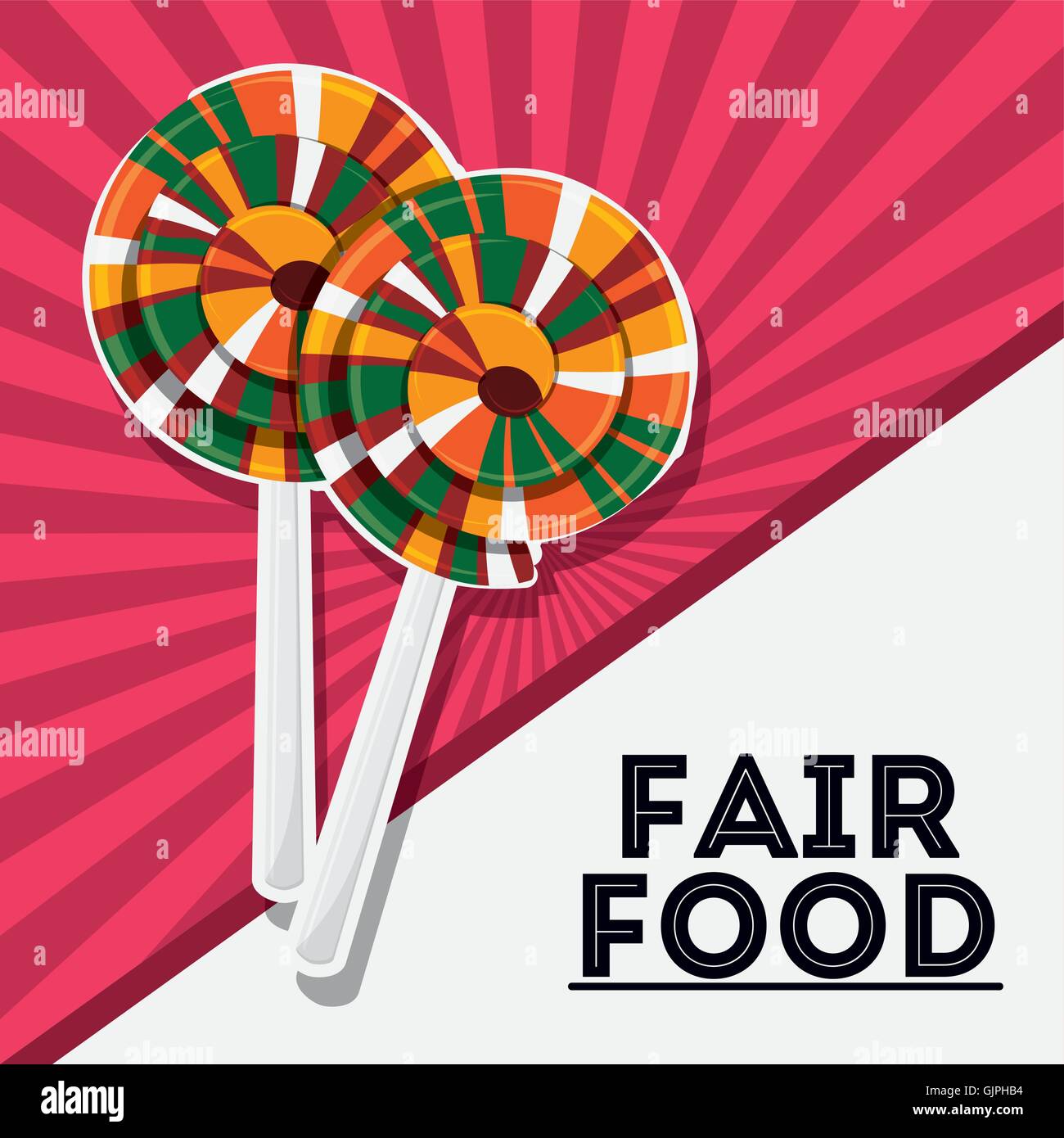 candy fair food snack carnival icon Stock Vector Image & Art - Alamy
