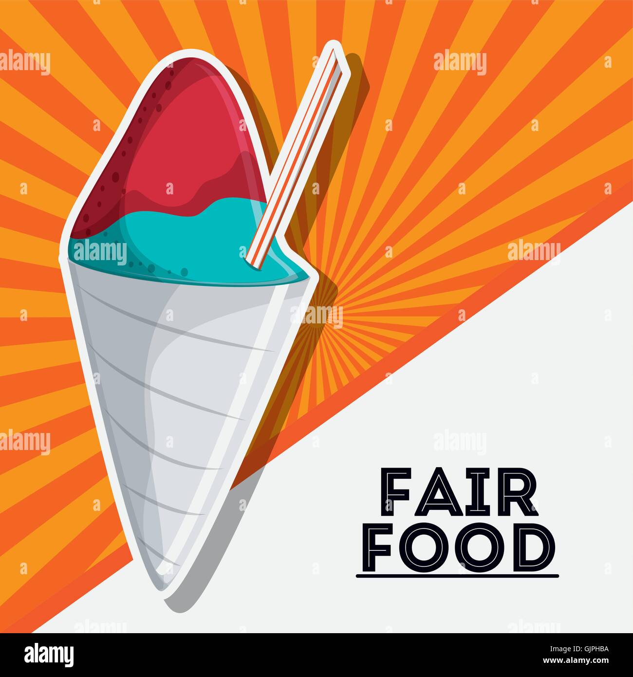 Park ice cream stand Stock Vector Images - Alamy