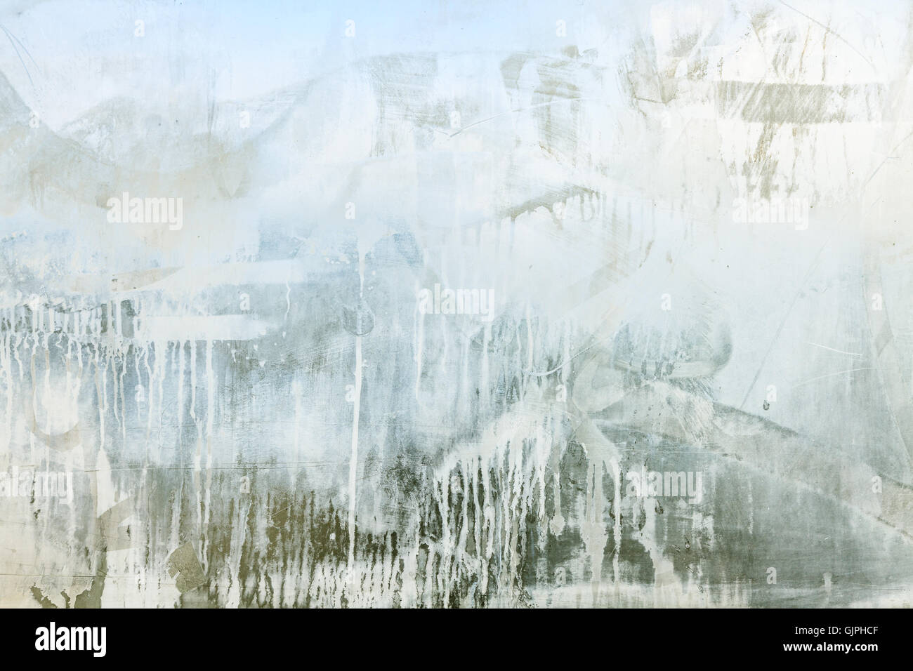 Dirty window glass close up at street Stock Photo - Alamy