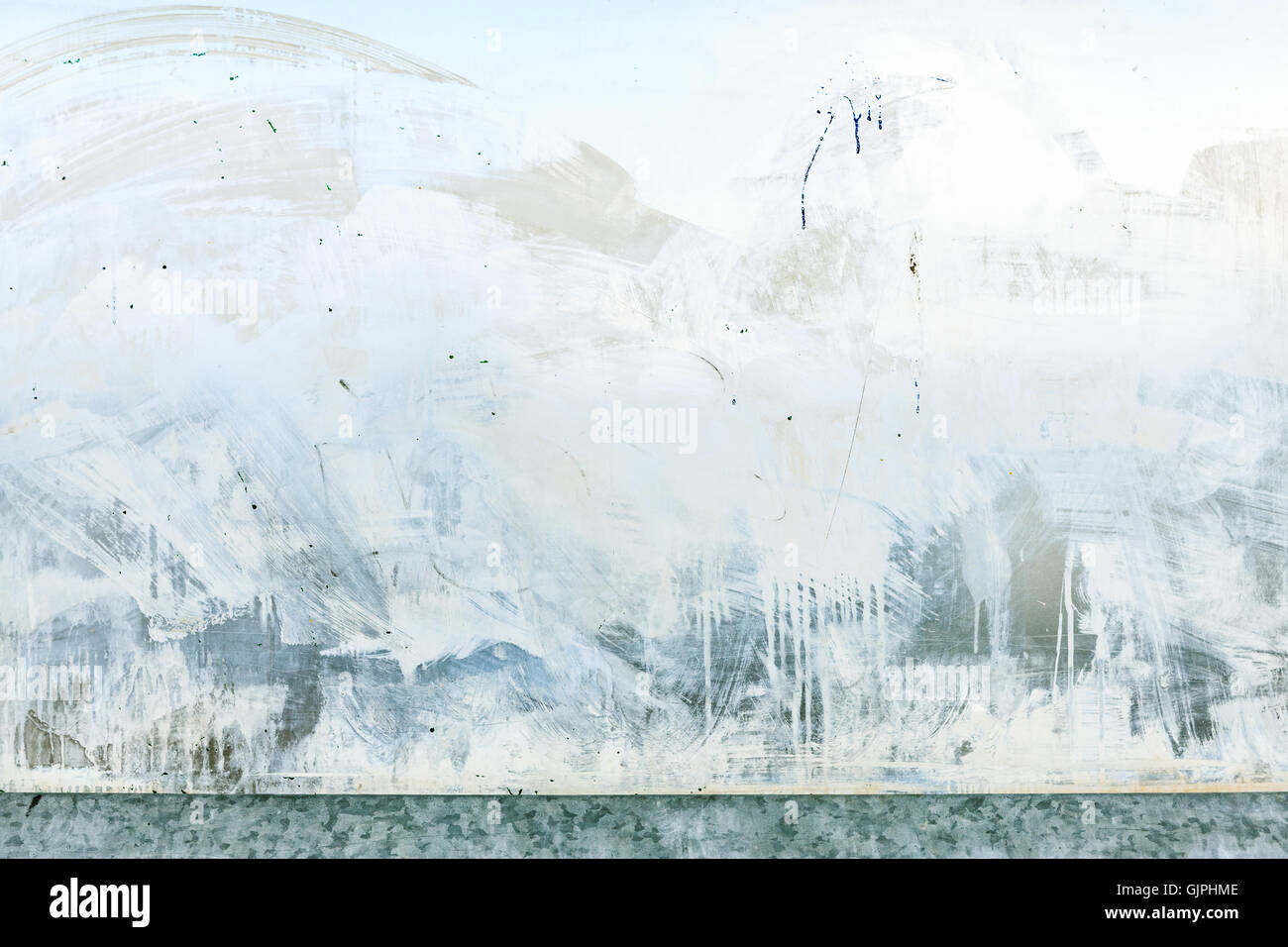 Dirty window glass close up at street Stock Photo - Alamy