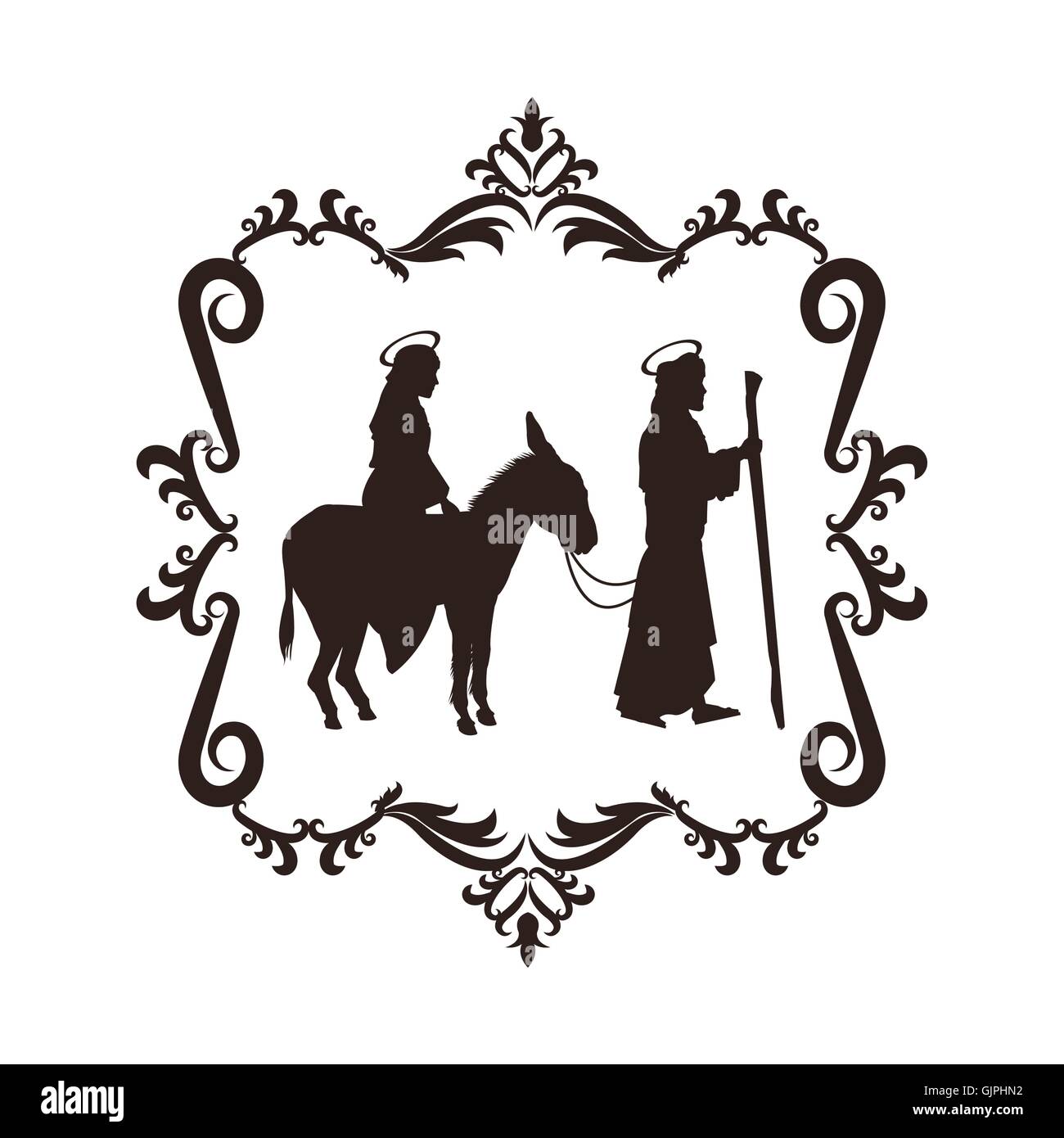 Maria and joseph Cut Out Stock Images & Pictures - Alamy