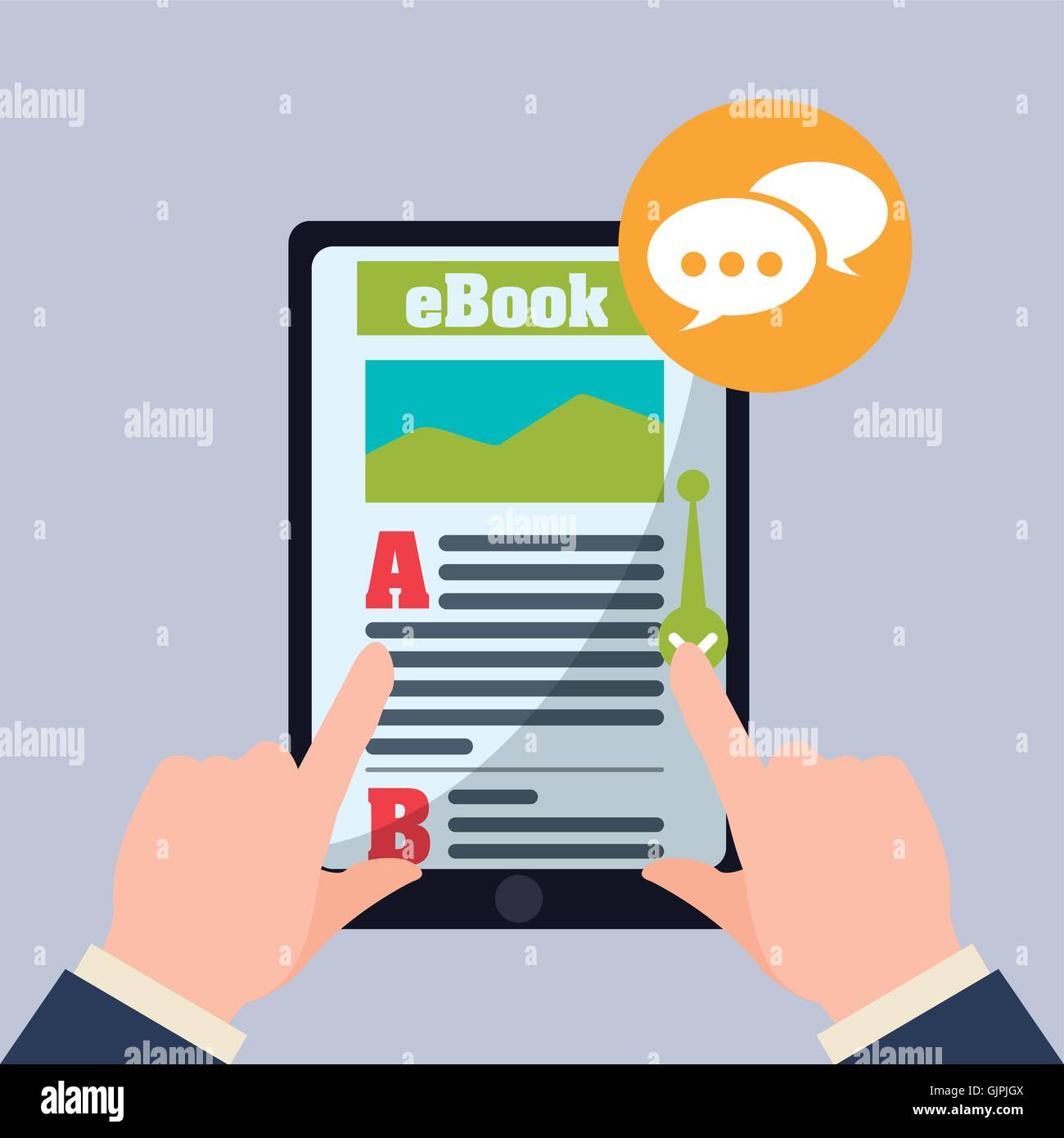 eBook design. reading icon. White background , vector illustration ...