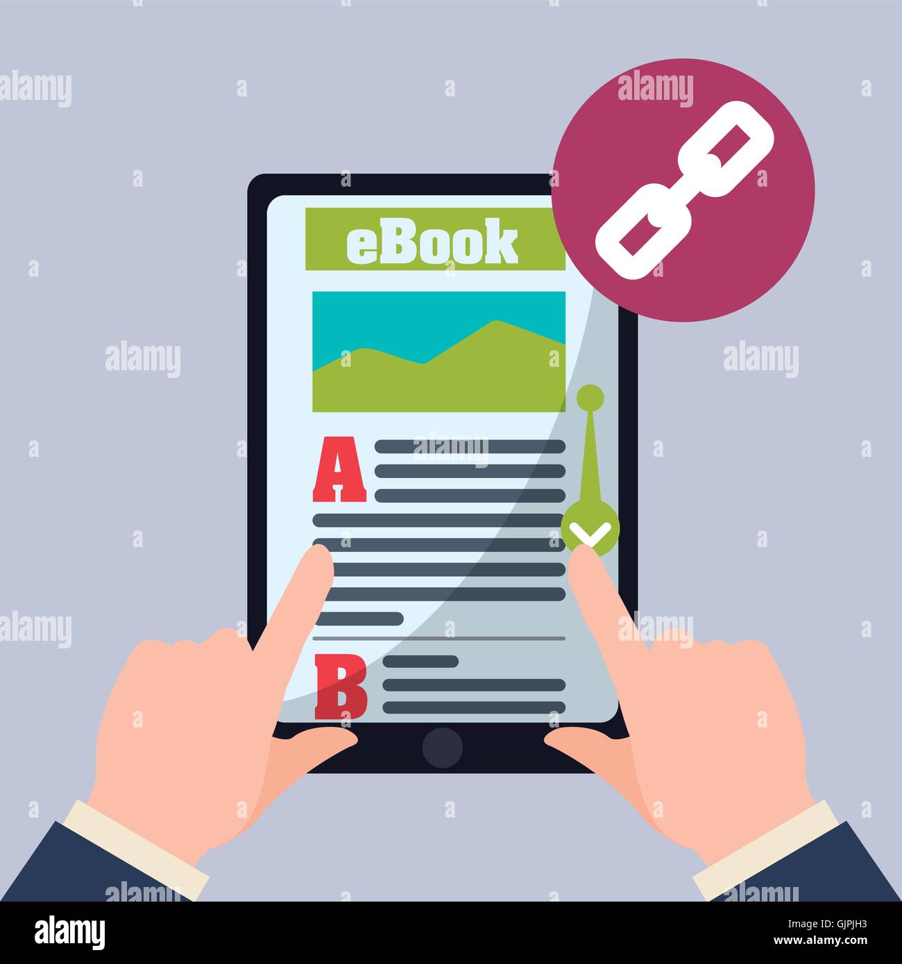 eBook design. reading icon. White background , vector illustration ...