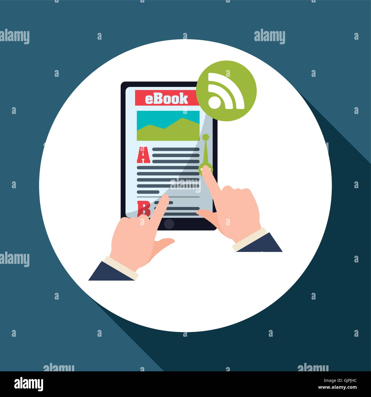 eBook design. reading icon. White background , vector illustration ...