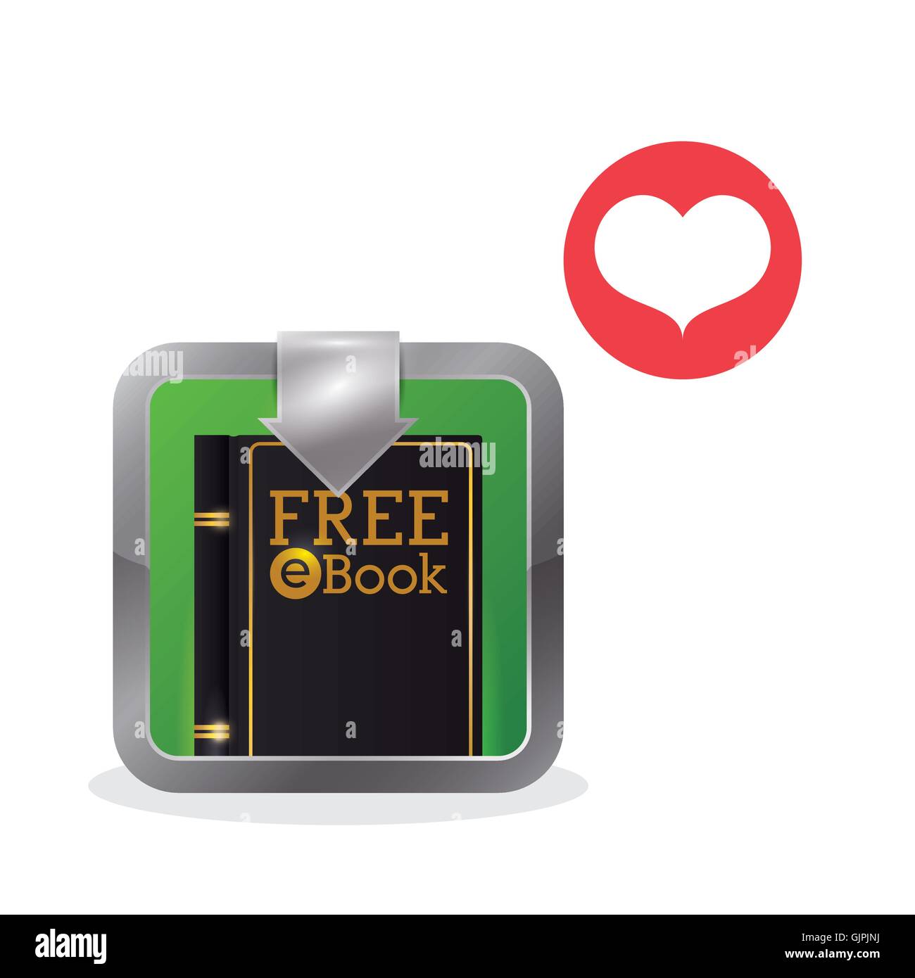 eBook design. reading icon. White background Stock Vector Image & Art ...