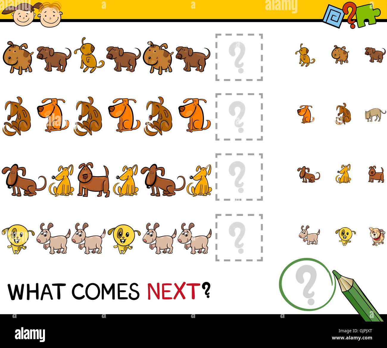 what comes next game cartoon Stock Vector Image & Art - Alamy