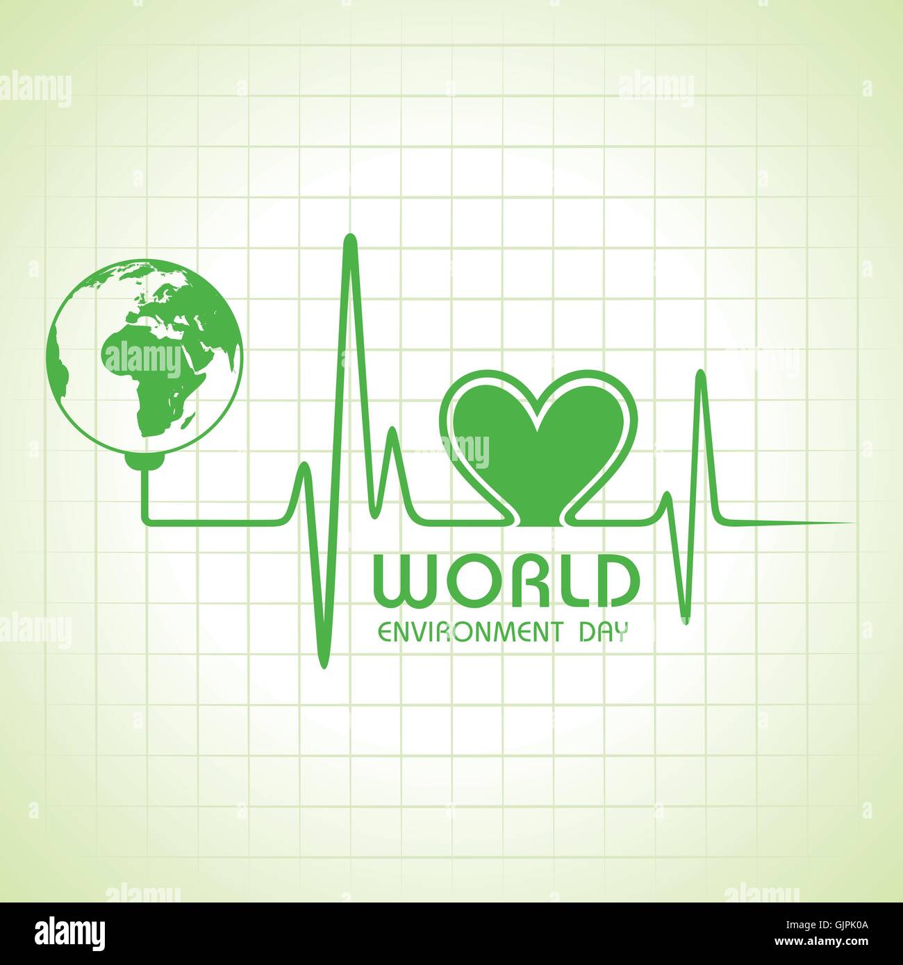 Creative World Environment Day Greeting stock vector Stock Vector Image ...