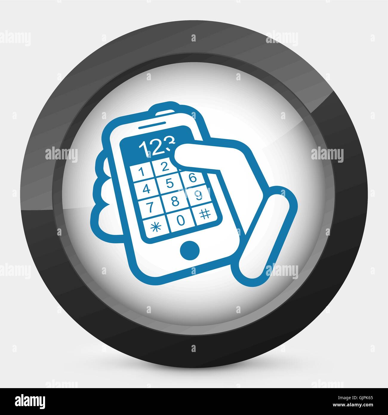 Phone keypad numbers Stock Vector Image & Art - Alamy