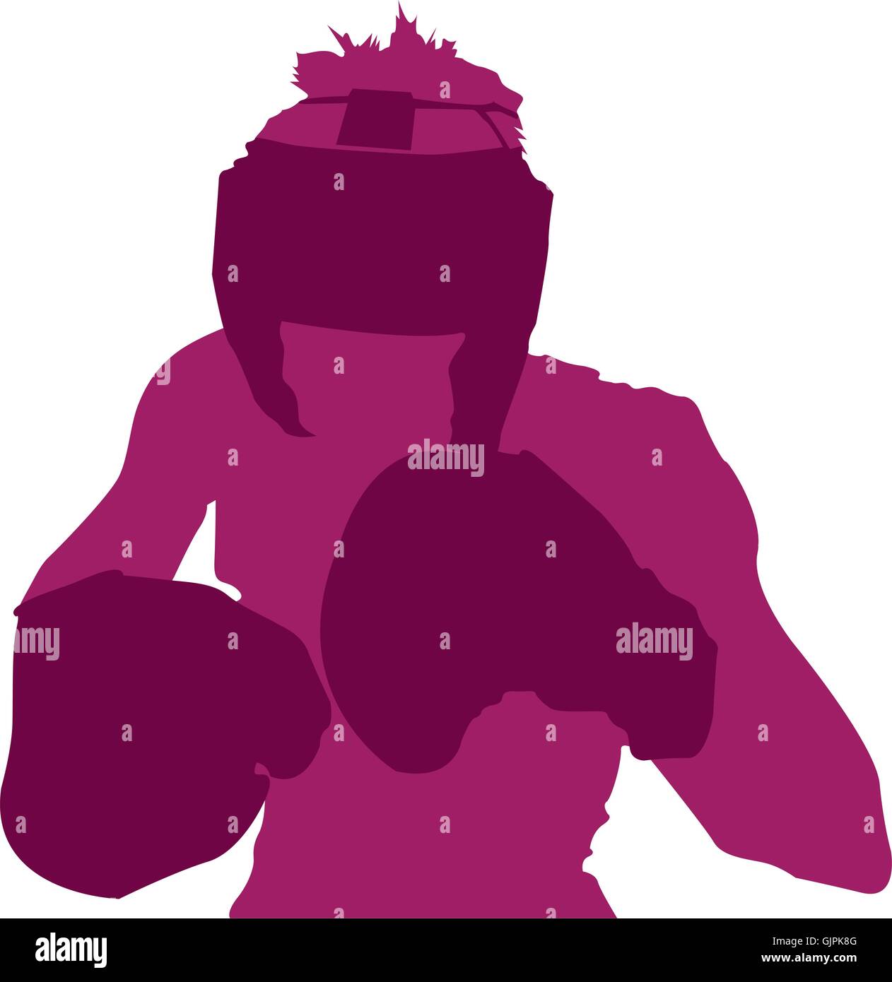 Boxer boxing ring Stock Vector Images - Alamy