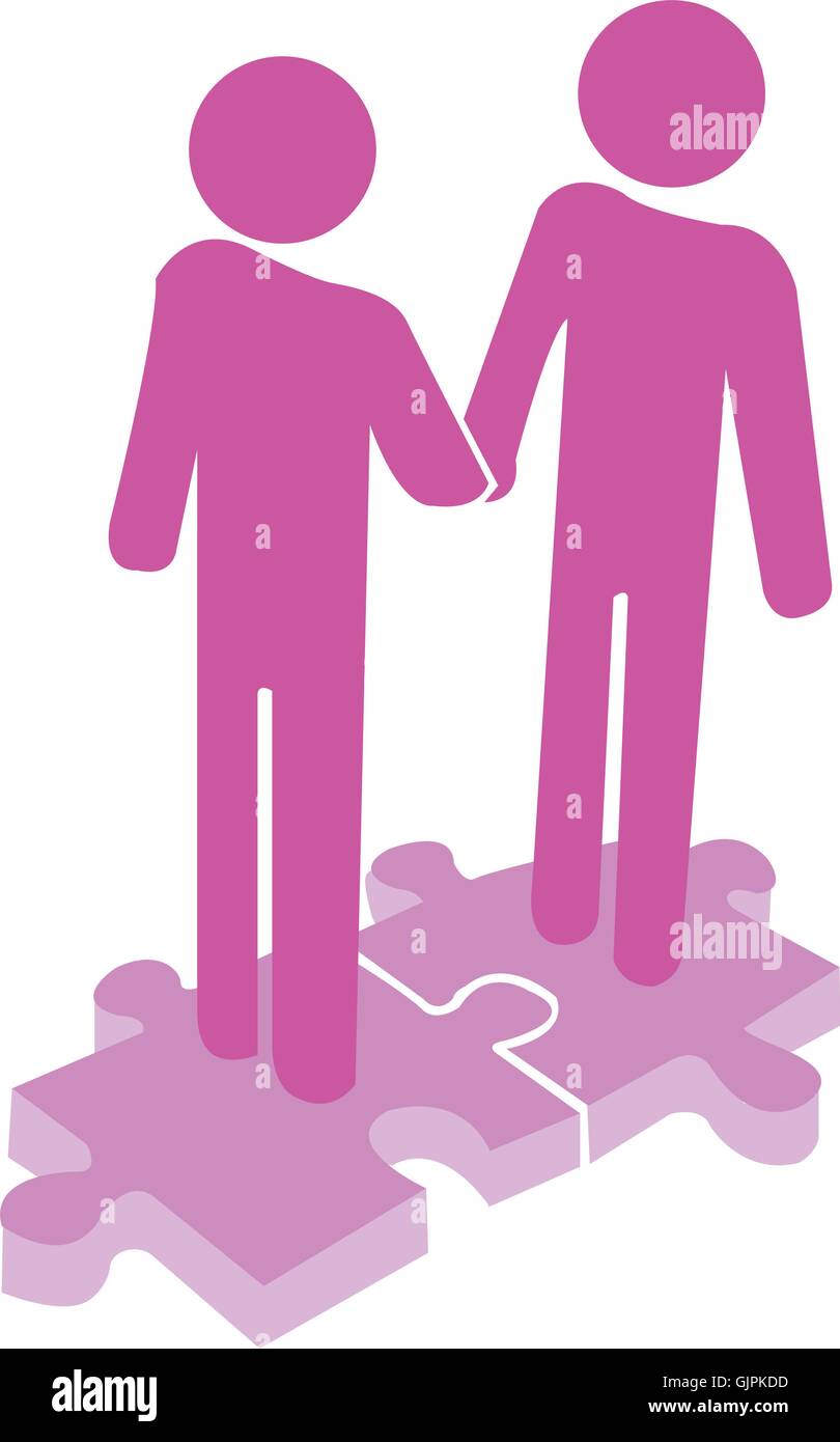 People puzzle Stock Vector Images - Alamy