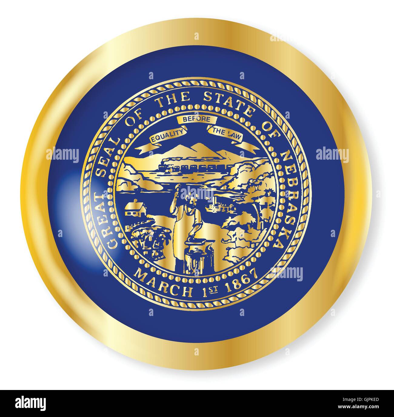 Us state flag nebraska hi-res stock photography and images - Alamy