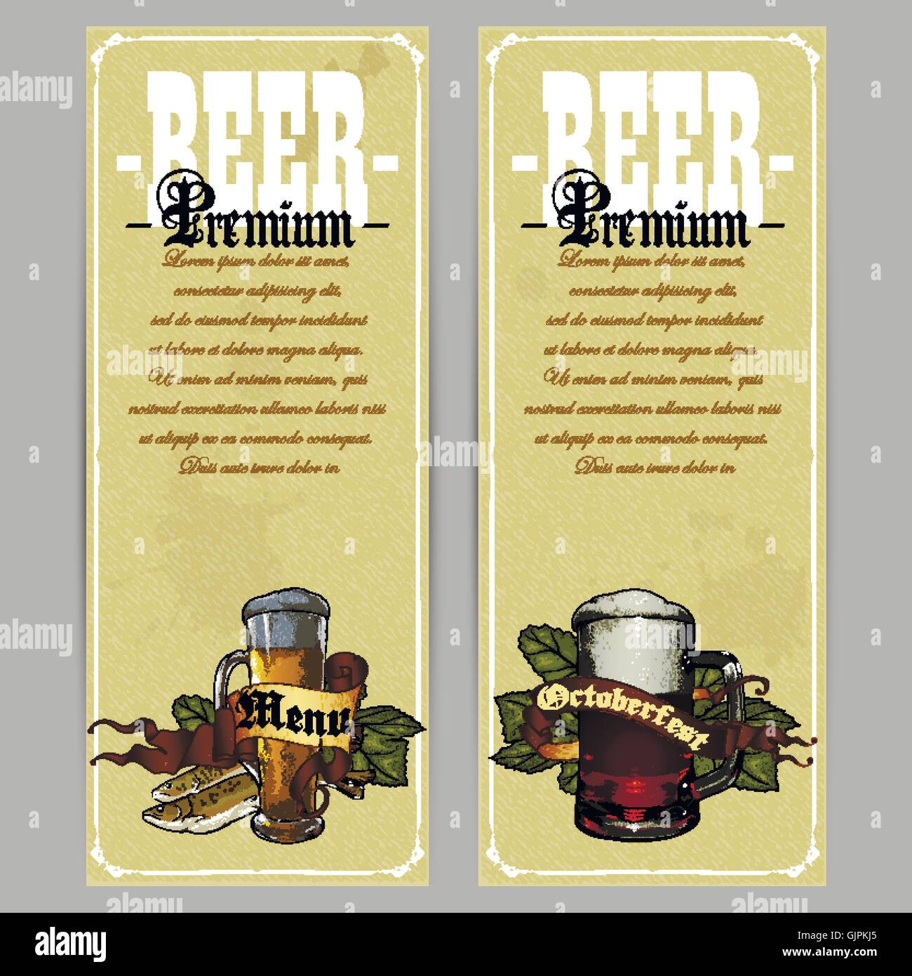Set of beer labels hi-res stock photography and images - Alamy