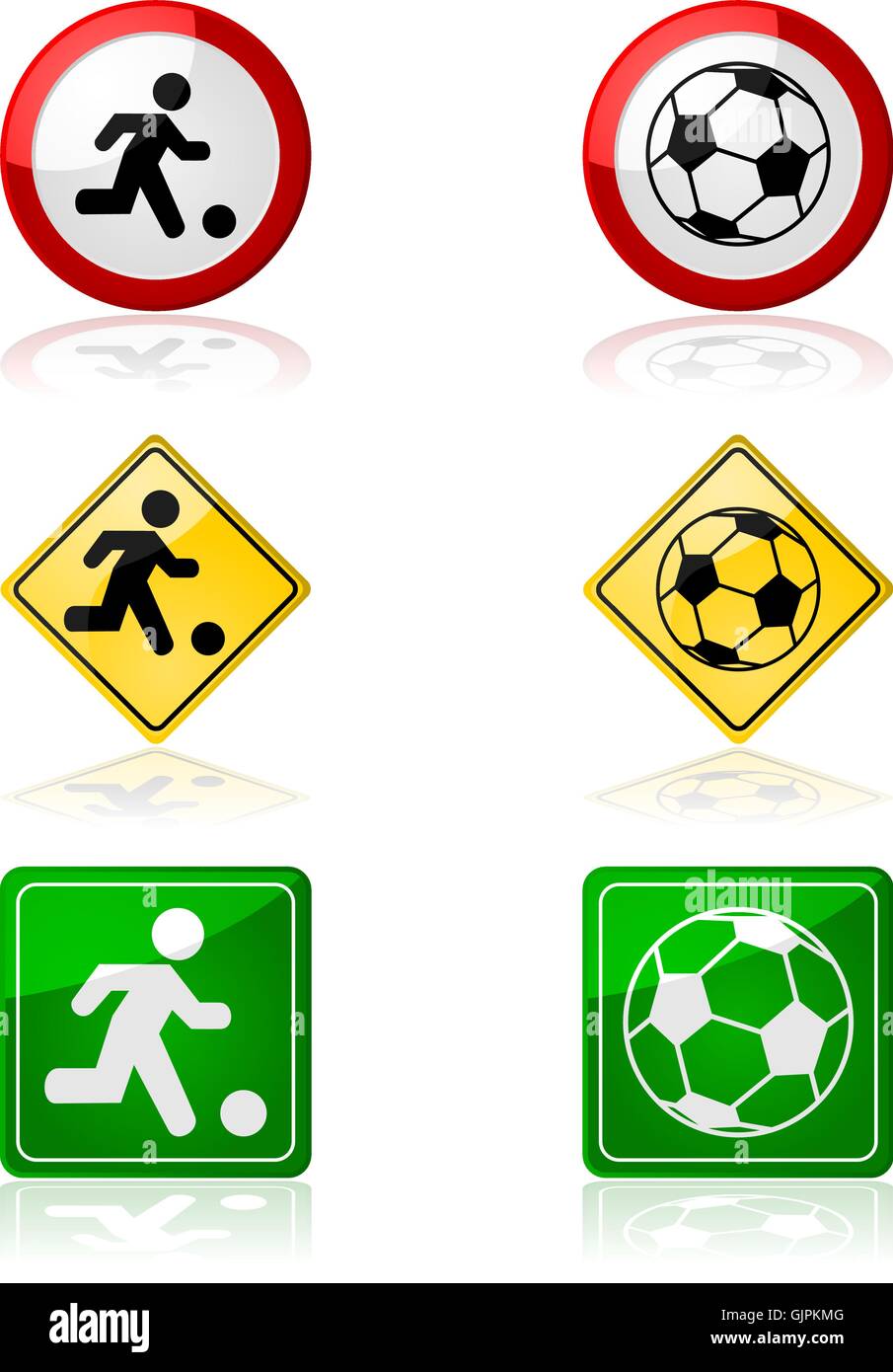 Soccer field sticker hi-res stock photography and images - Alamy