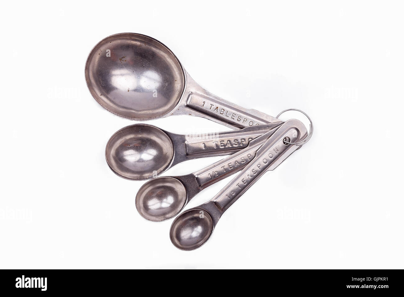 Old rusty pitted measuring spoons Stock Photo - Alamy
