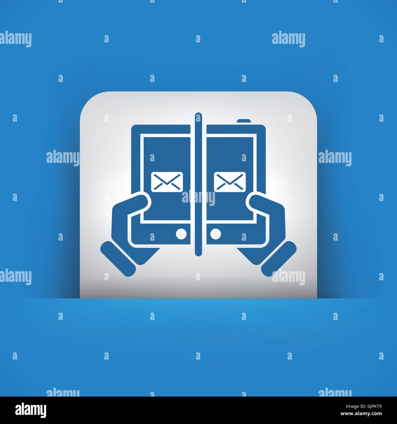 Web message icon hi-res stock photography and images - Alamy