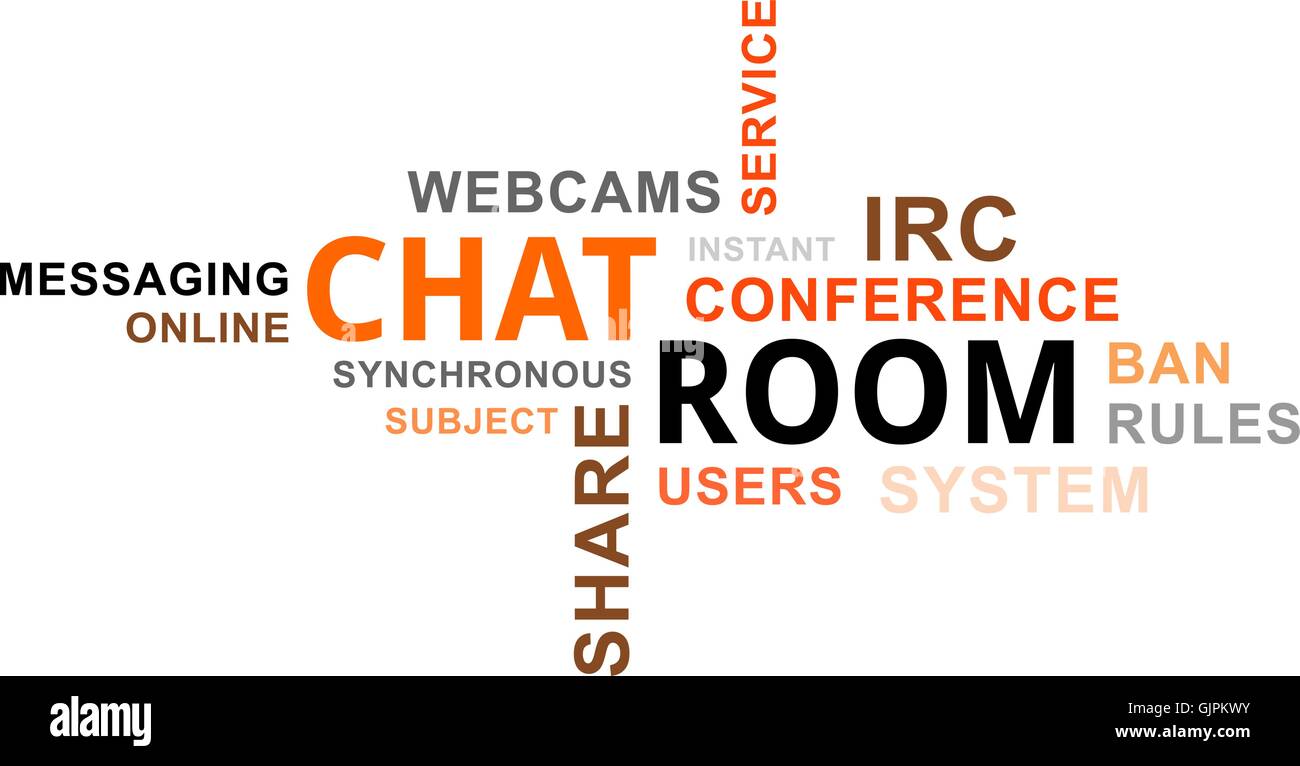 word cloud - chat room Stock Vector Image & Art - Alamy