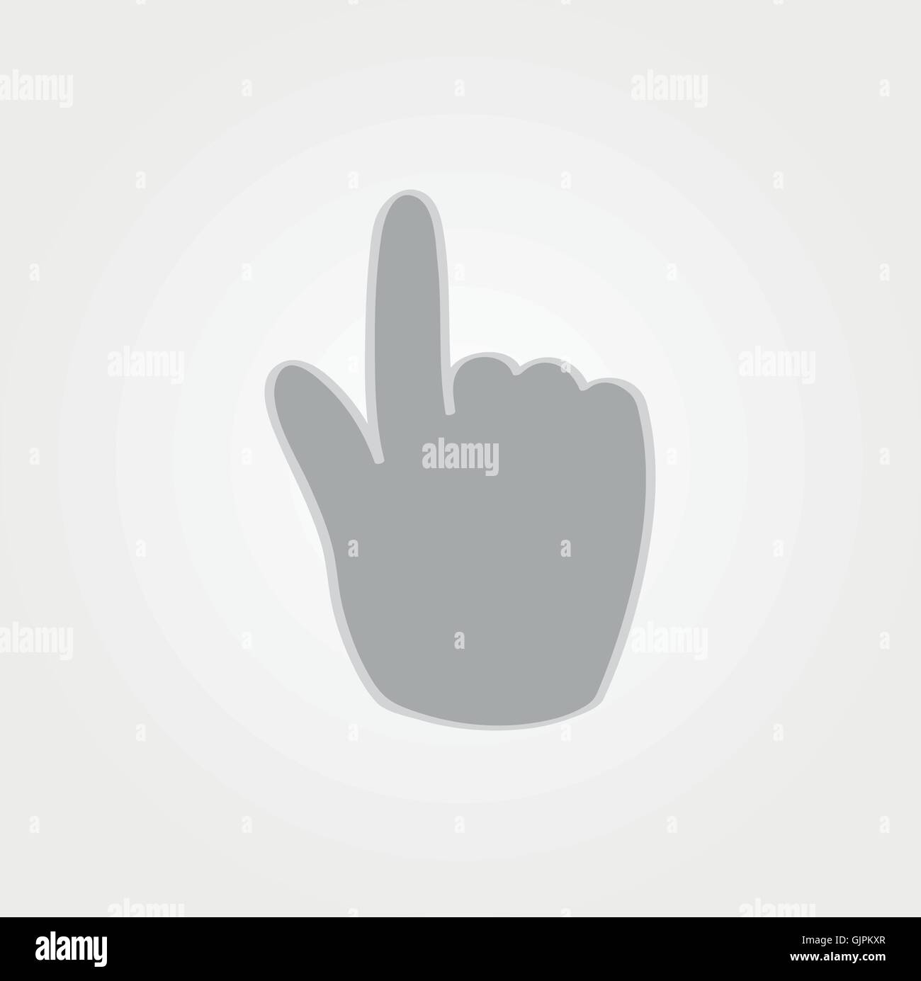 Finger touch point icon hi-res stock photography and images - Alamy