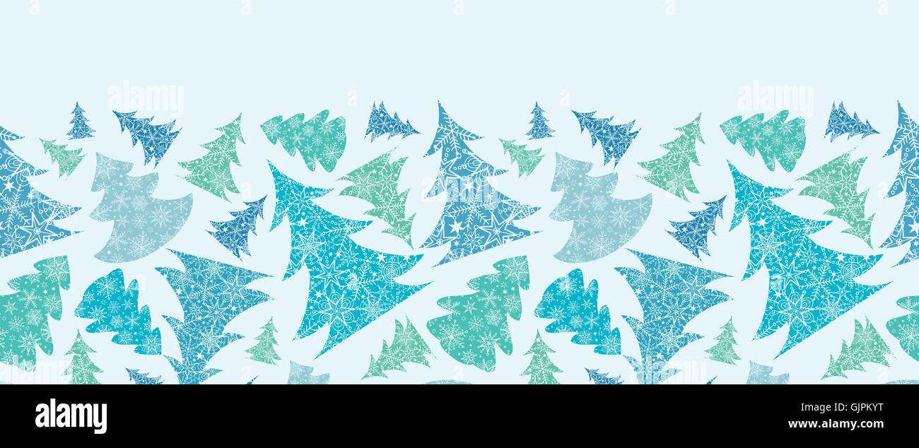 Seamless christmas border Stock Vector Images - Alamy