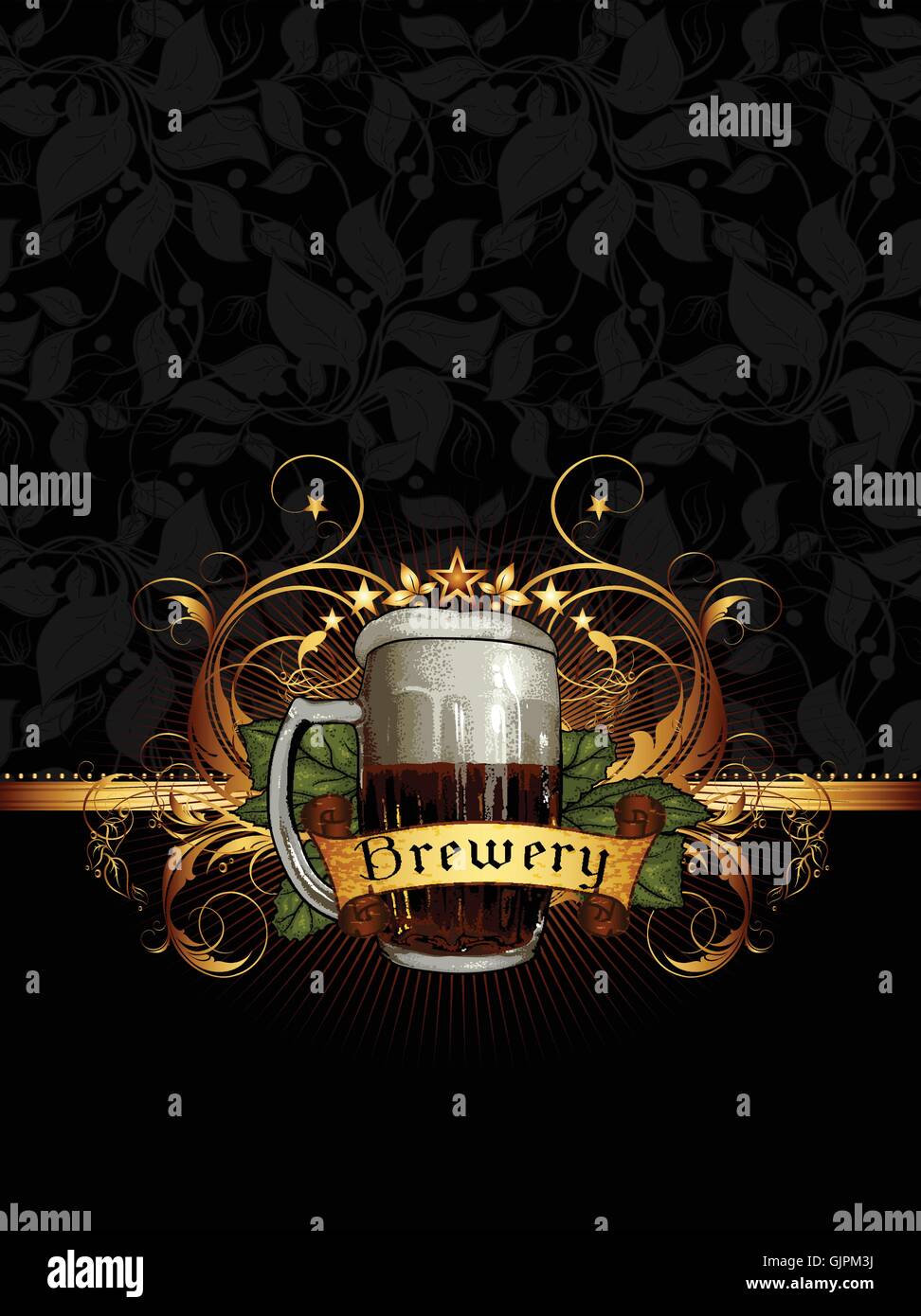 Beer frame Stock Vector Images - Alamy
