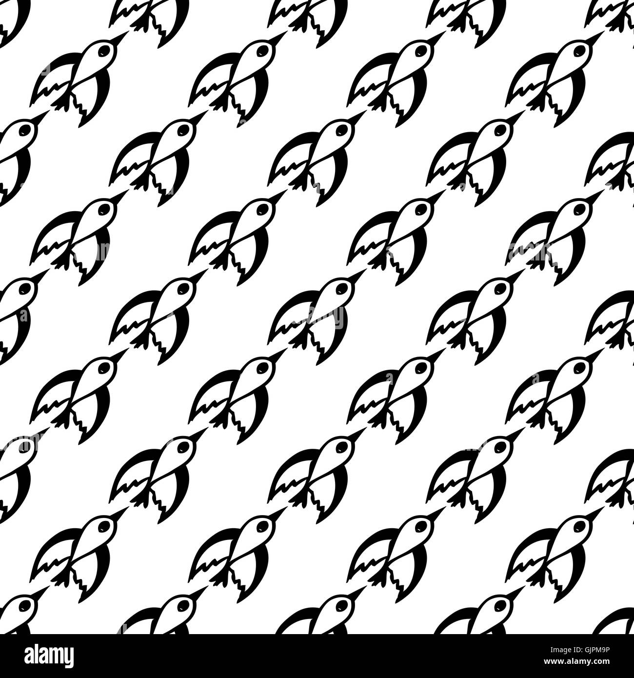 Flying birds pattern Stock Vector Images - Alamy
