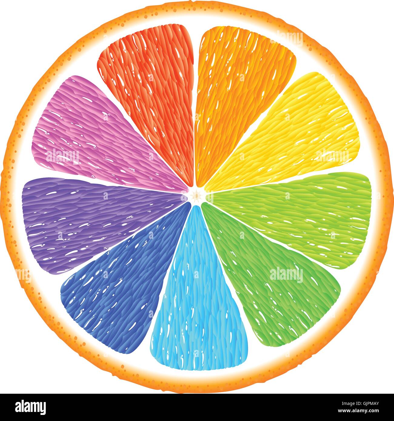 Green orange tangerine color Stock Vector Images - Alamy