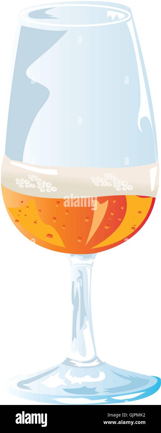 Woman glass mug beer Stock Vector Images - Alamy