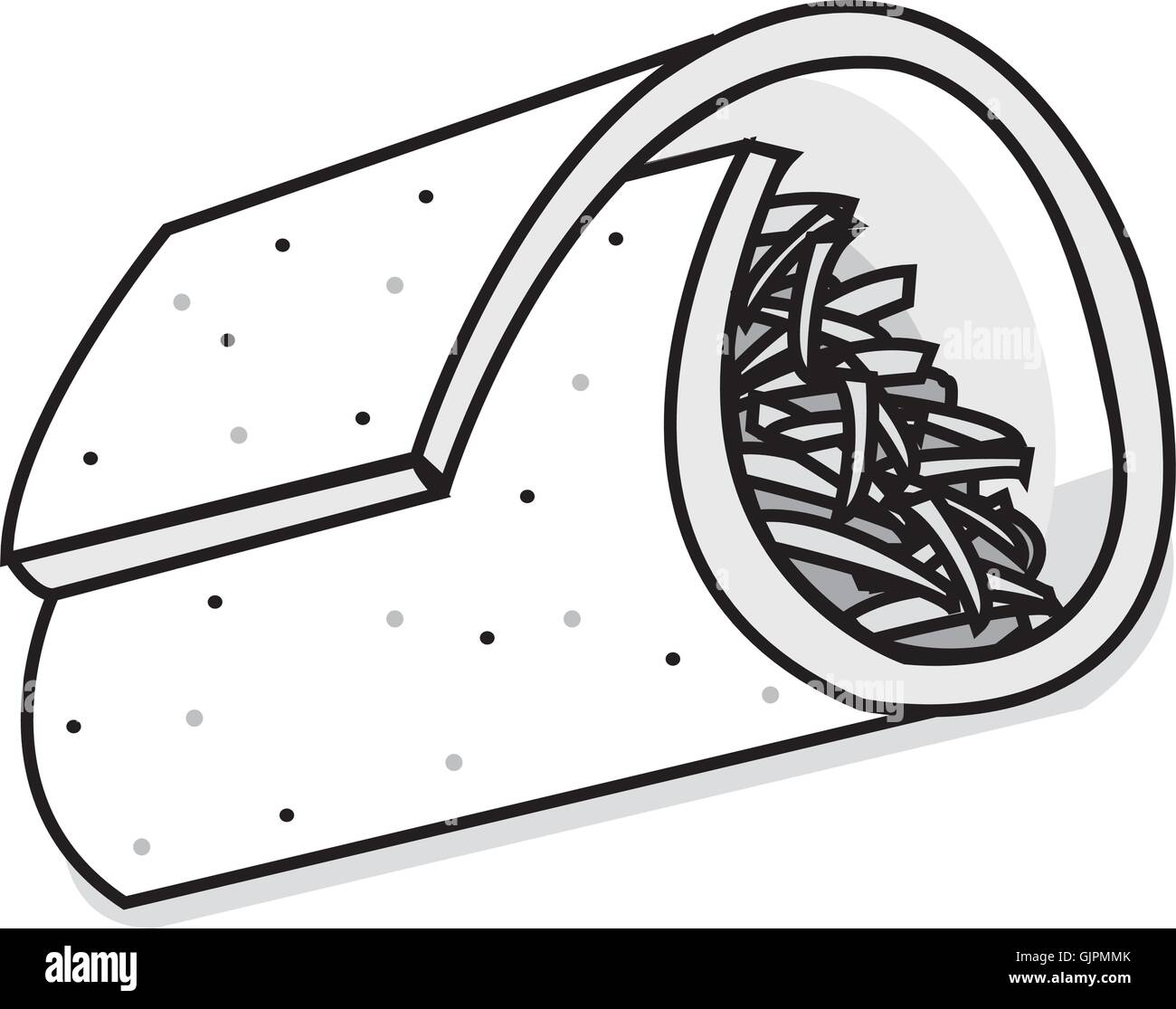 Yiros Stock Vector Images - Alamy